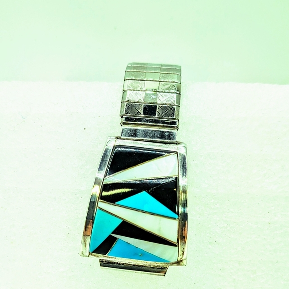 Native American | Accessories | Native American Watch Band Zuni Silver ...